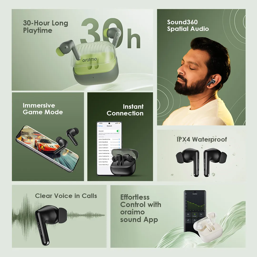 Oraimo SpaceBuds Neo True Wireless Spatial Earbuds Price in Bangladesh